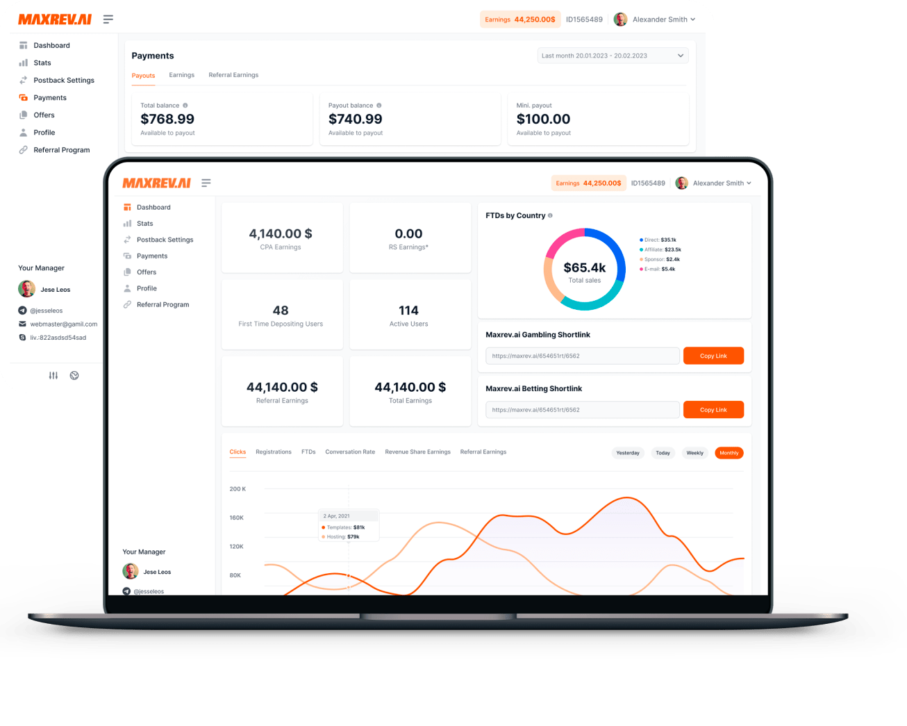 Best online gambling affiliate program - Maxrev.ai